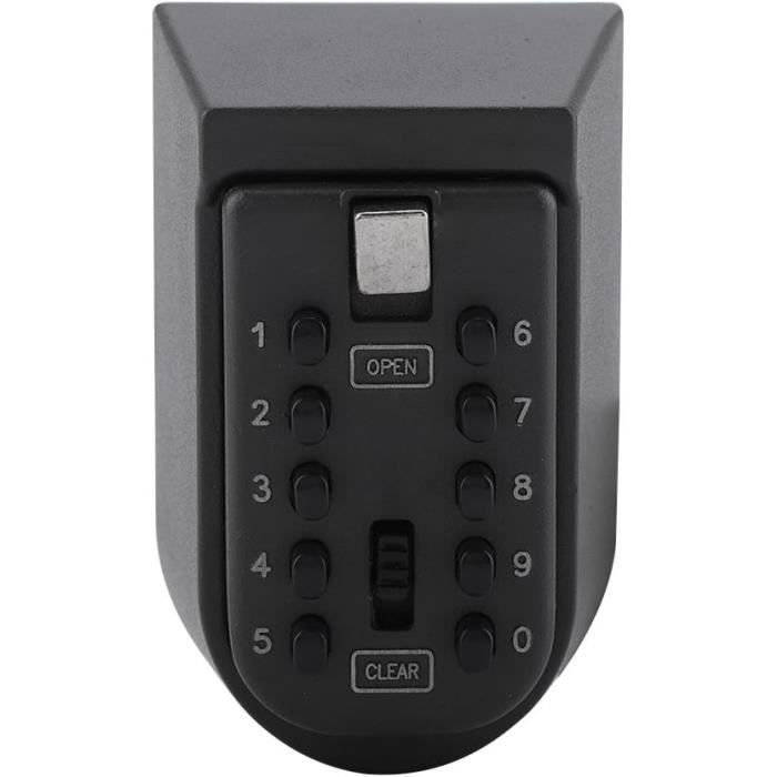Boîte à clés Boîte à clés Coffre-Fort Boîte à clés de Stockage à Bouton-Poussoir pour Agent ...