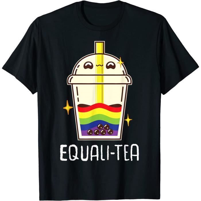 Equalitea Bubble Tea Mug Boba Tea Milk Gay Lgbt Pride Kawaii T Shirt132