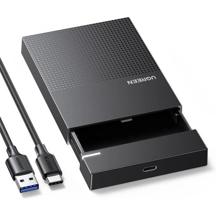 Usb C Boîtier Disque Dur Externe 2,5 Pouces Sata Iii Ii I Hdd Ssd Avec ...
