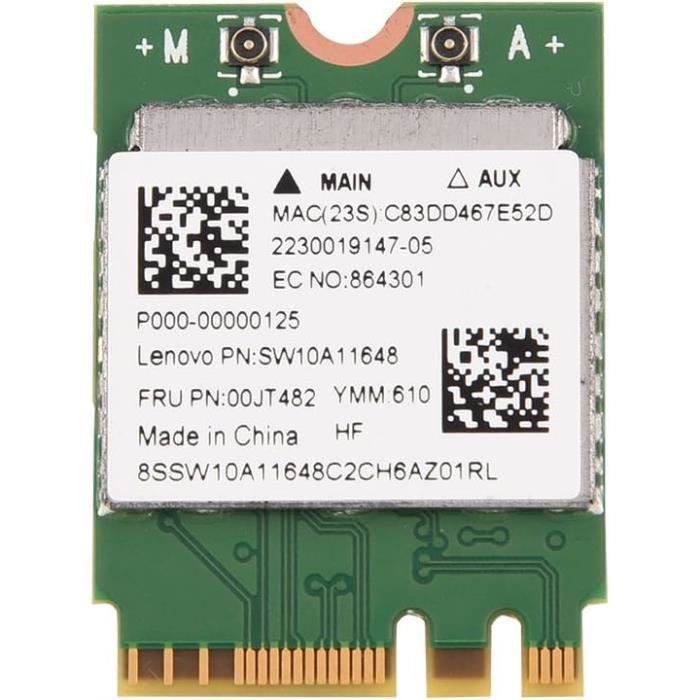 Carte Wifi, Bluetooth 4.0 + 2.4G - 5G Double Bande Sans Fil Wifi Mini ...