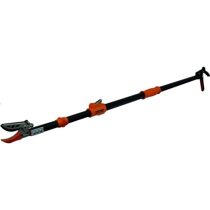 01410 Sécateur Télescopique Pour Rosier, Noir-Orange, 137,5 X 9 X 3,1 ...