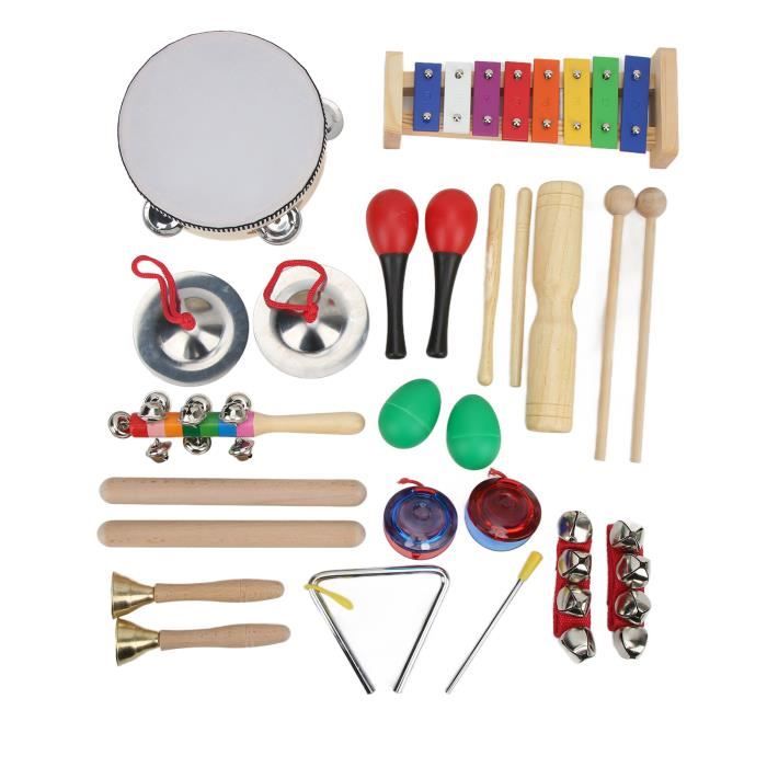 Zerone ensemble de percussions Orff Instrument Set Musical Percussion ...