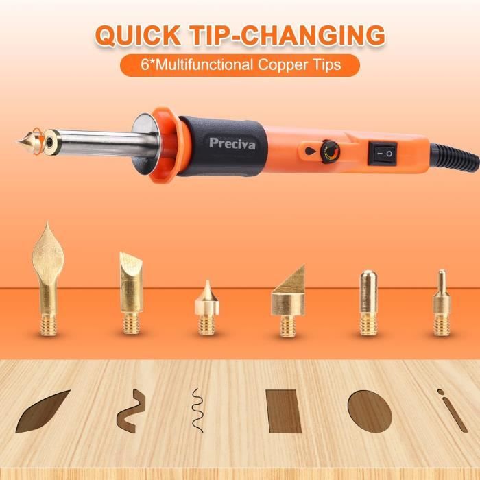 Kit De Pyrogravure Bois, Stylo De Pyrogravure Sur Bois, Kit Gravure ...