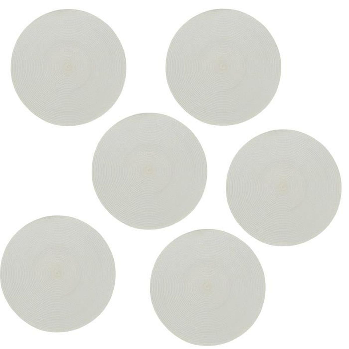 Set De Table Antidérapant JYCRA Lot De 4 Sets De Table Ovales Tissés ...
