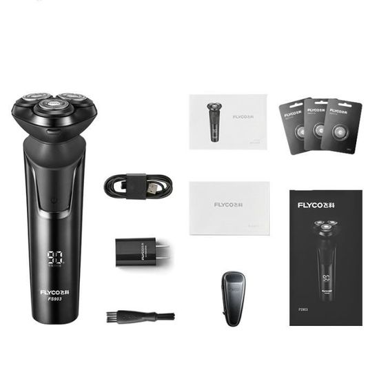 FS903 3 lames - Rasoir Électrique Flottant Pour Hommes Fs903, Rechargeable Par Usb, Étanche ...