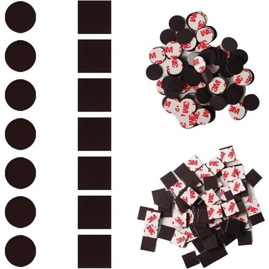 200 pièces Aimant Autocollant Puissant Fin 20x20 mm Aimants Adhésifs ...