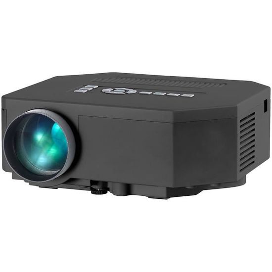 Mini projecteur vidéo à LED 200 lumens ''LB-4001.mini'' avec lecteur ...