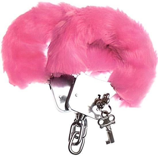 Menottes - Widmann SRL - Fourrure rose - Accessoire adulte - Cdiscount ...