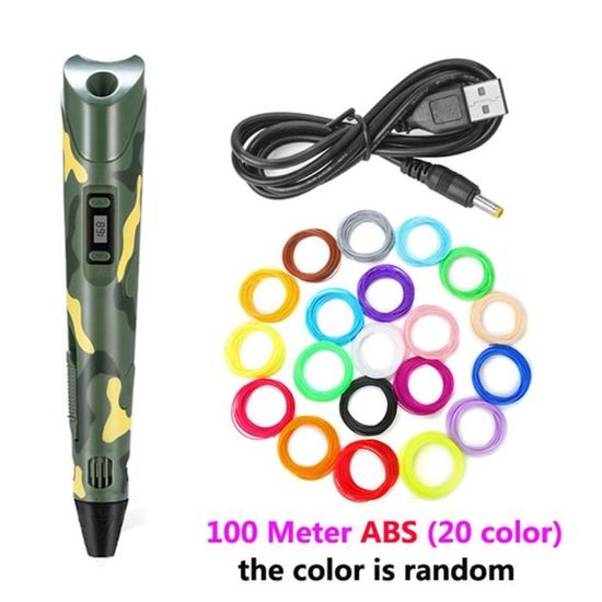 Stylo 3d,Stylo d'impression 3D, affichage numérique, stylo Intelligent 3D, haute température ...