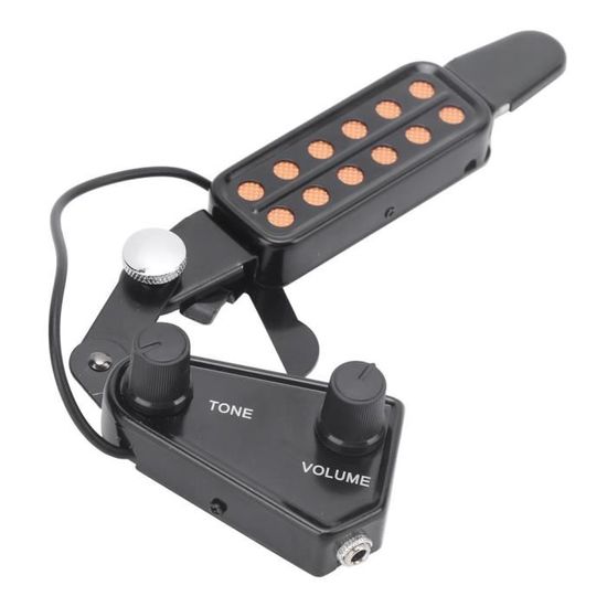Fdit Micro guitare acoustique Micro guitare 12 transducteur électrique ...
