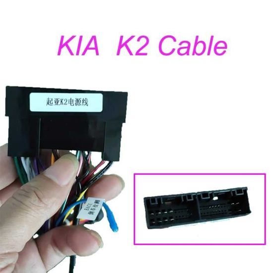 K2 Voiture MP5 Radio ISO fil câblage faisceau adaptateur connecteur ...