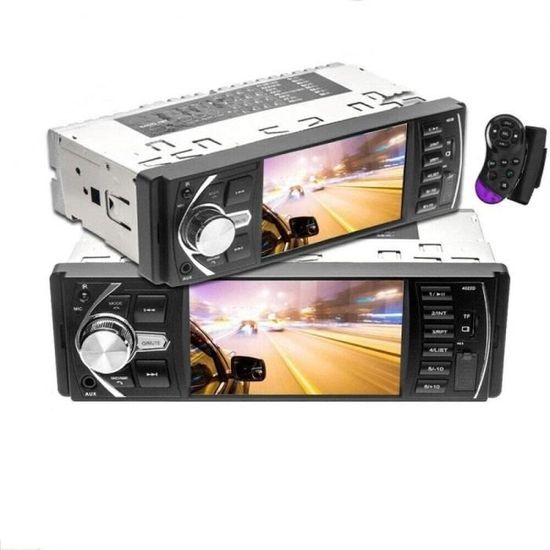Autoradio Gps Stéréo Bluetooth, 1Din Bluetooth Voiture Bluetooth Mains Libres Usb Sd Avec ...