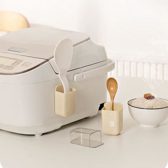 Qqmora panier de palette de riz Support de cuillère à riz en plastique ...