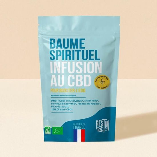 Infusion BIO au CBD stress apaisante detox douleurs "Baume Spirituel ...