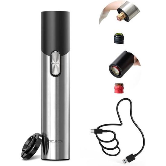 CIRCLE JOY Ouvre-Bouteille électrique pour Vin et Bière Ouvre-Vin ...