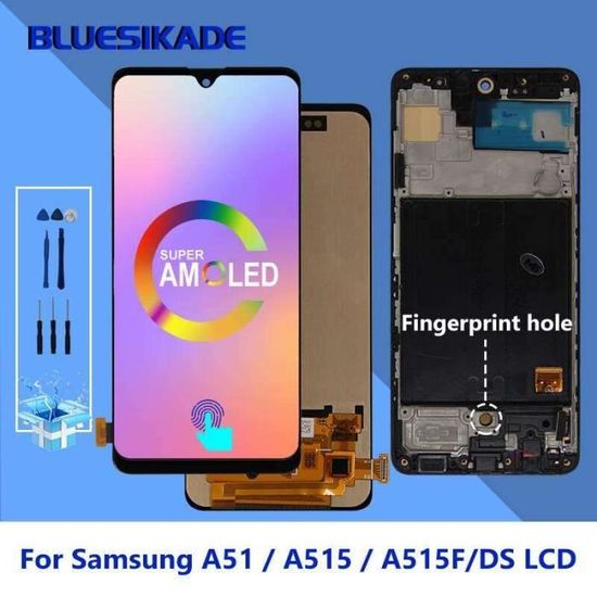 QI14017-Écran tactile LCD Super AMOLED de remplacement. pour Samsung Galaxy A51 A515F SM A515F ...
