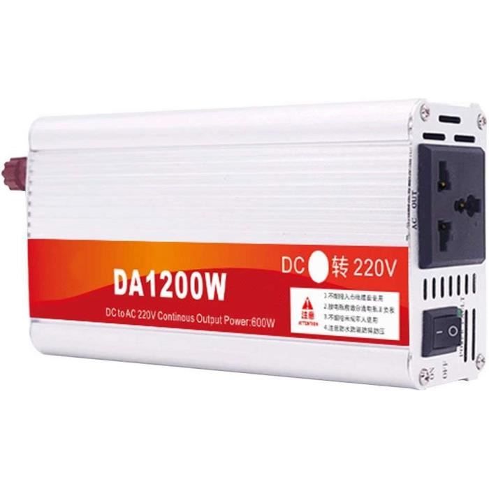 ONDULEUR à Onde sinusoïdale modifiée 12V 24V 48V 60V à 220V 110V 230V 240V ONDULEUR de Puissance ...