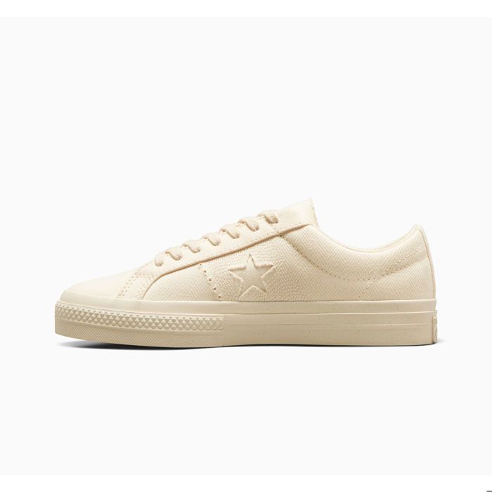 Baskets Converse Cons One Star Pro Herringbone beige - Cdiscount Chaussures