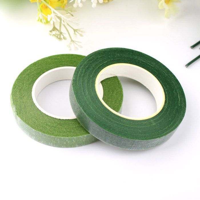 Bande Florale, Floral Tape Stem Wrap Green Tape for Emballage De Fleurs ...