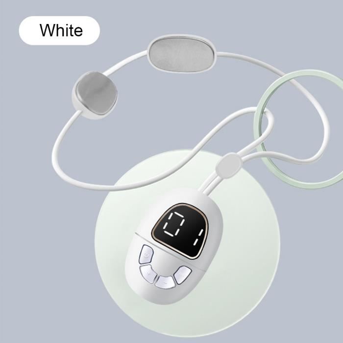 Style A-Blanc-Mini masseur de vertèbres cervicales, Portable, à impulsion chaude, pour cou ...