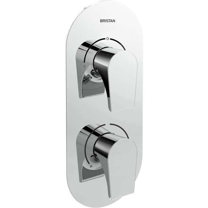 Robinet de douche encastrable double commande Hou Shcdiv C avec ...