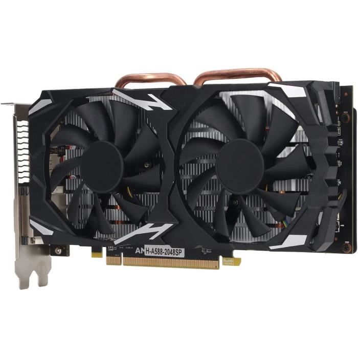 Carte Graphique RX580 8 Go, GDDR5 256BIT 1284 7000 MHz, Carte Graphique ...