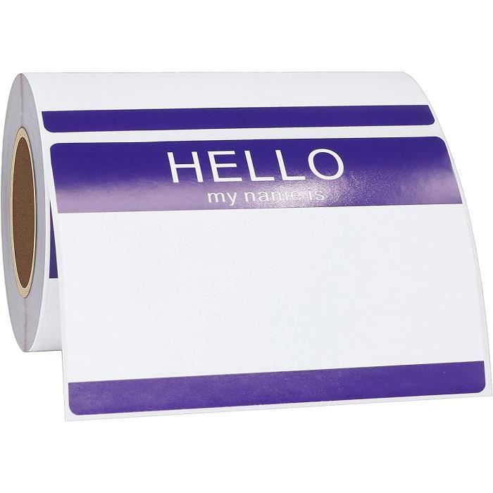 Hycodest Lot de 200 étiquettes autocollantes colorées pour vêtements ...