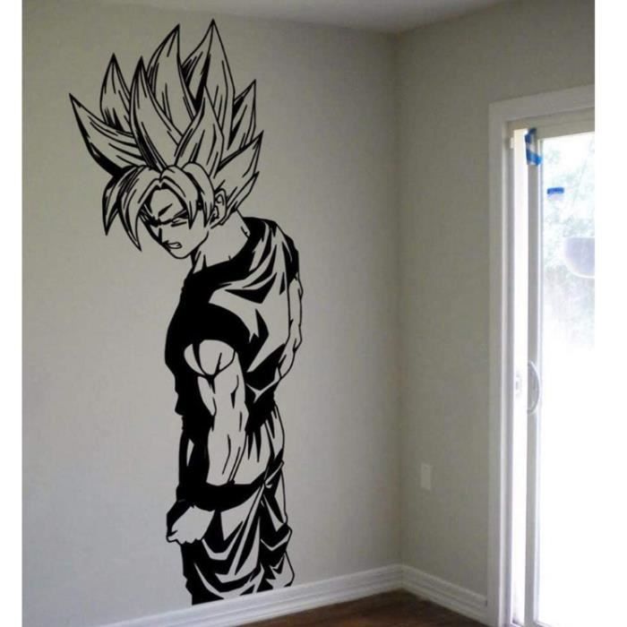 Mural sticker mural Dragon Ball Adesivo Adesivo Super Saiyan Goku ...