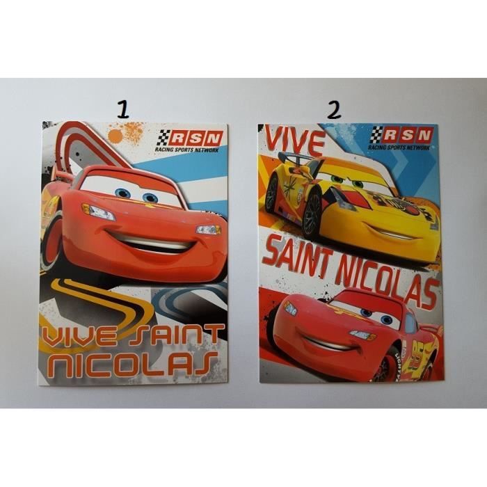 Carte postale de saint Nicolas Disney CARS Modele 1 024 - Cdiscount ...