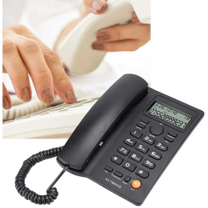 Téléphone avec Fil, téléphone de Bureau, téléphone avec Identification de l'appelant, téléphones ...