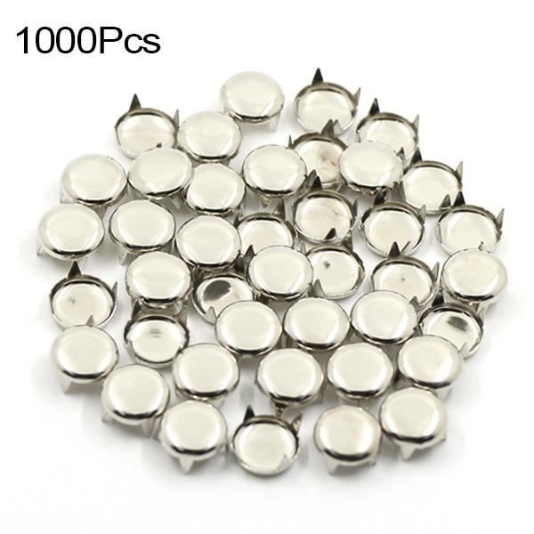 Sliver-6MM -Rivets ronds en métal,4 pointes et clous à griffes ...