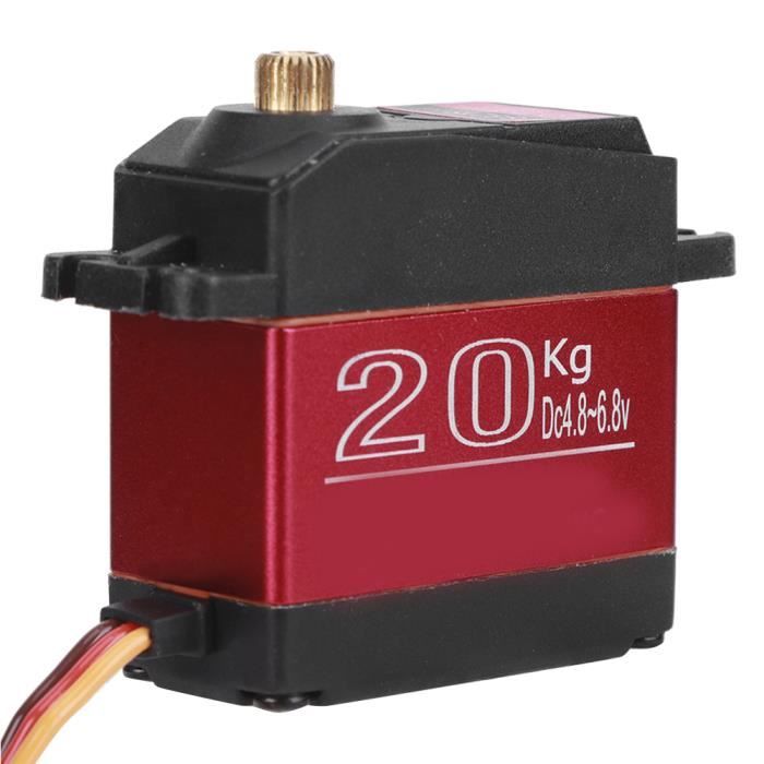 EJ.life Servo 20kg DS3218MG Servo de Direction Numérique à Engrenages ...