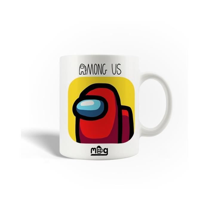 Mug - Among Us - Jaune - Céramique - 30cl - Compatible lave-vaisselle ...