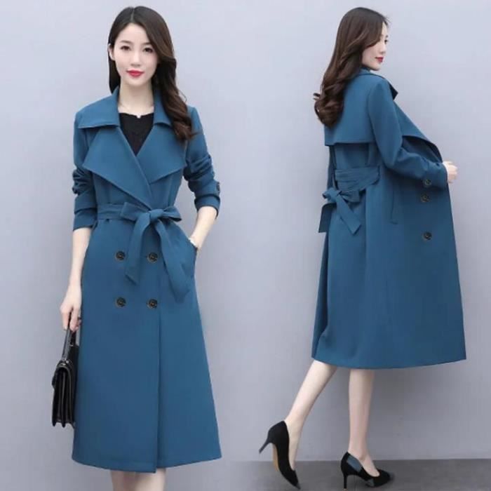 TRENCH femmes Temperament design lache populaire elegant a la mode ...