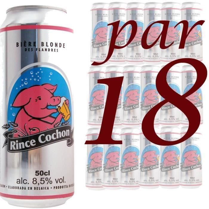 Pack Rince Cochon 50cl boite x18 8,5° - La cave Cdiscount