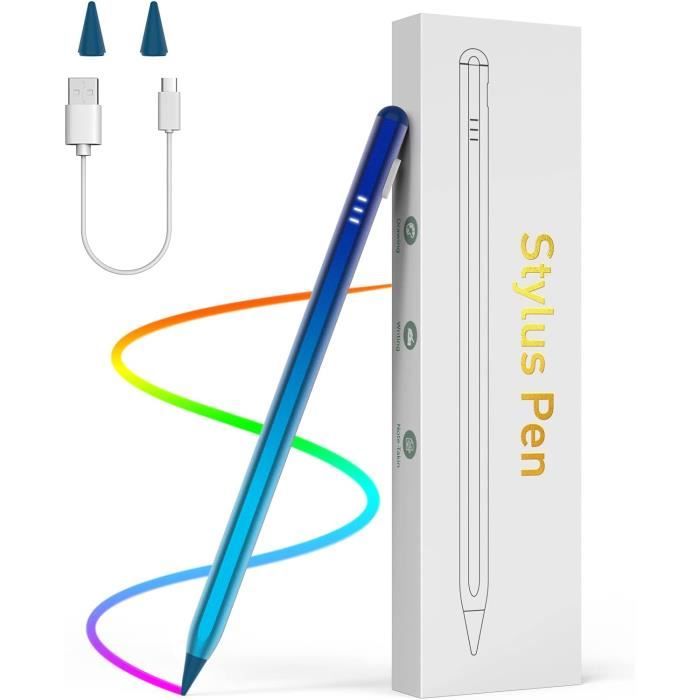 Stylet Usb-C Pour Ipad 10E-9E Gén, Apple Pencil 2E Gén Pour Apple Ipad ...