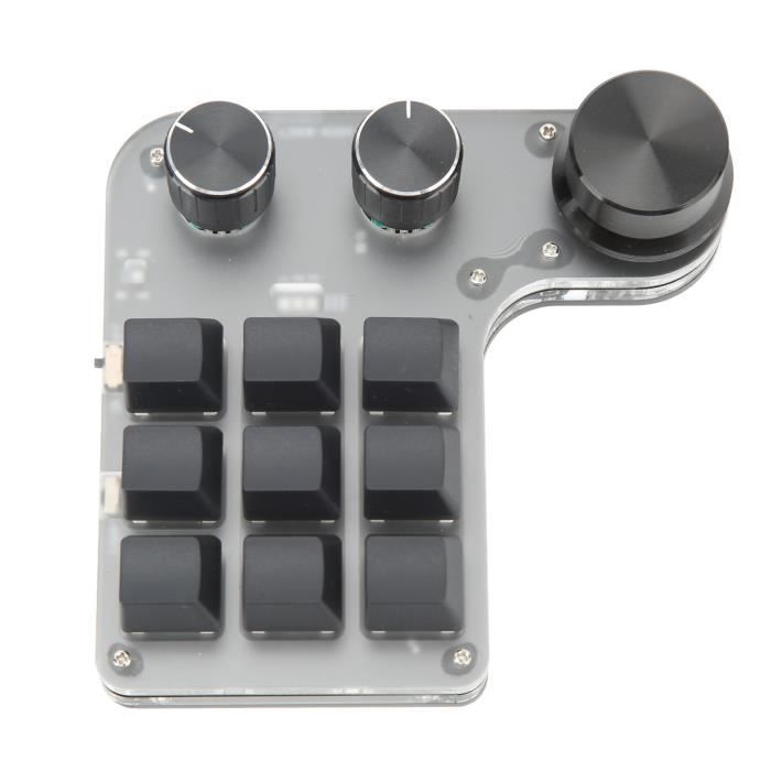 Clavier de jeu - SONEW - Mini clavier 9 touches - Rétroéclairé ...