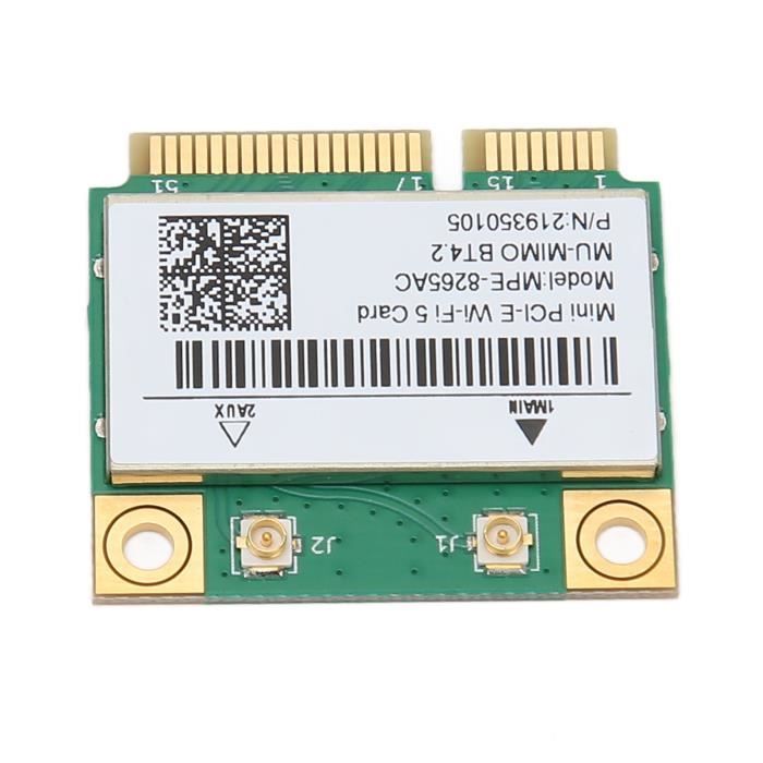 Adaptateur Wi-Fi MINI PCIE 1200M - SURENHAP - 8265AC - Bluetooth 4.2 ...