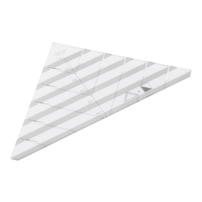 Tbest Strip Tube Ruler, Small Error Accurate Scale Acrylic Triangular ...