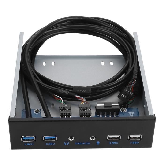 Panneau avant USB3.0, panneau avant USB 19PIN Panneau avant d'extension ...