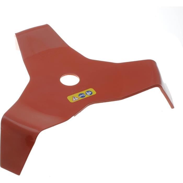 Lame Mulching 3 Dents Pour Débroussailleuse 300X4Mm Alésage 25,4Mm[H740] - Cdiscount Jardin