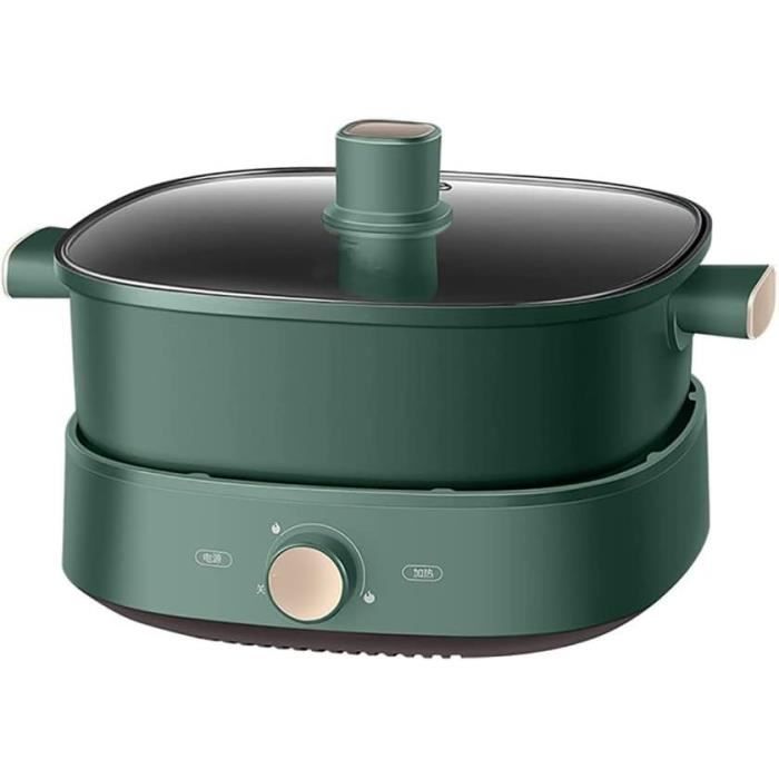 4L Hot Pot Électrique 1300W Poêle Électrique Grill Multifonction ...