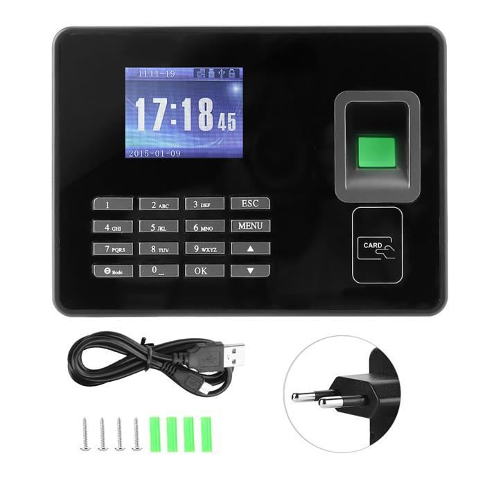 Machine de pointage d'empreintes digitales à reconnaissance faciale ...