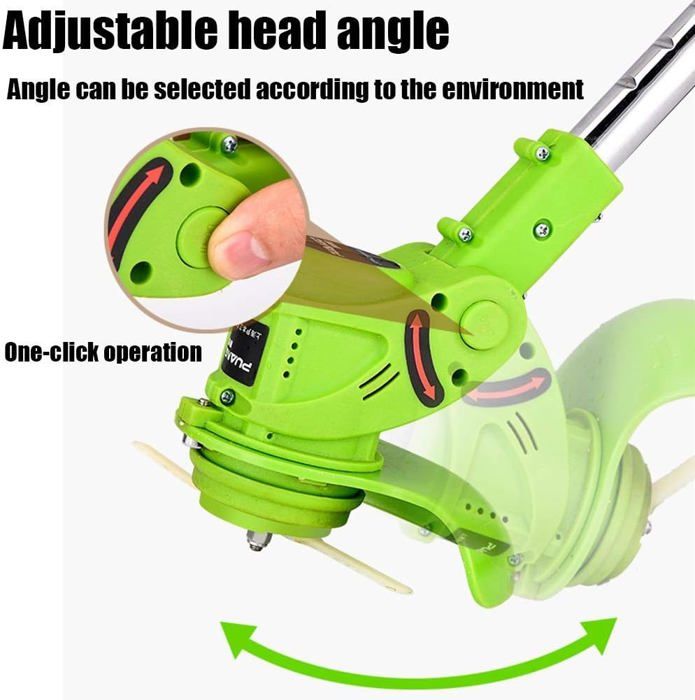 Coupe-Herbe Teles sans Fil, Coupe-Herbe électrique de Jardin, Outil d'entretien pour Tondeuse à ...