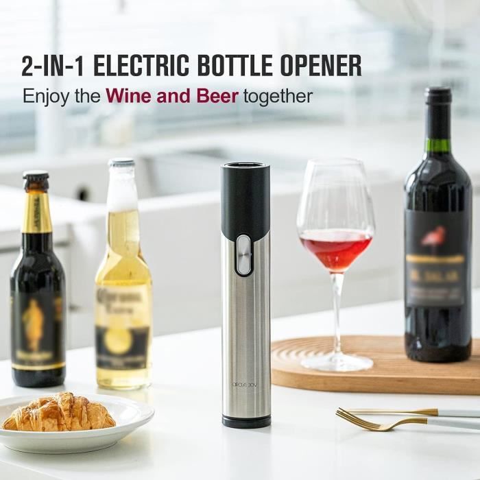 CIRCLE JOY Ouvre-Bouteille électrique pour Vin et Bière Ouvre-Vin ...