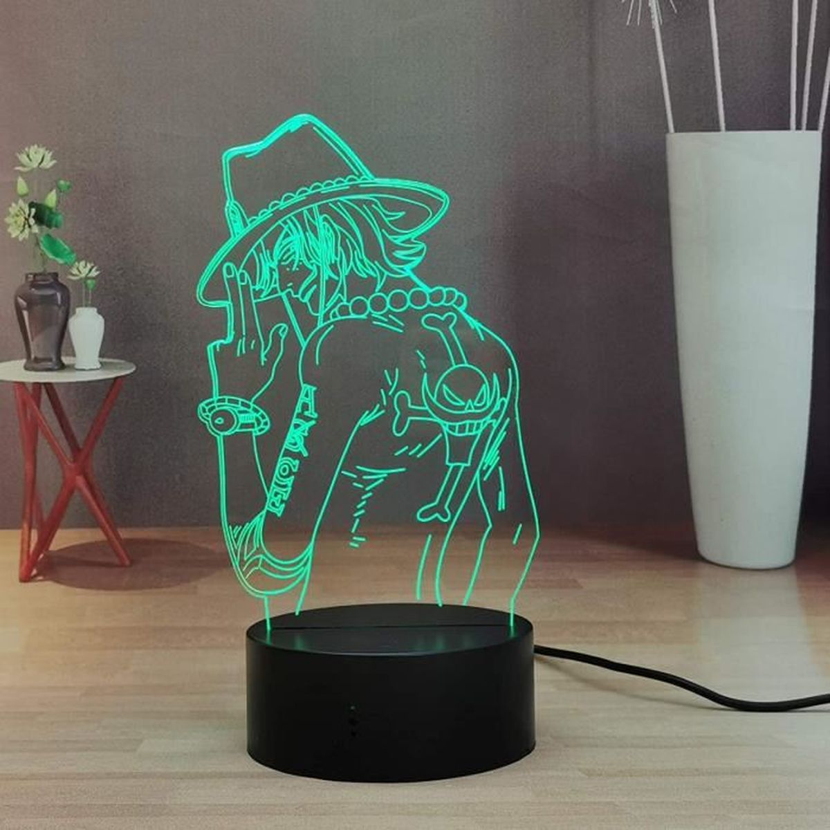 One Piece Zoro 3d Led Night Light Kids Bedroom Table Lamp 【超お買い得！】
