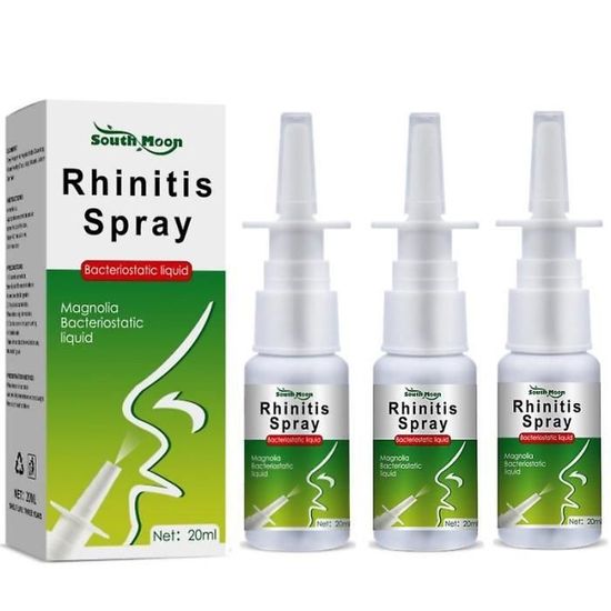Rhinite Spray nasal Natural Fast Relief Nasal Spray Éternuements ...