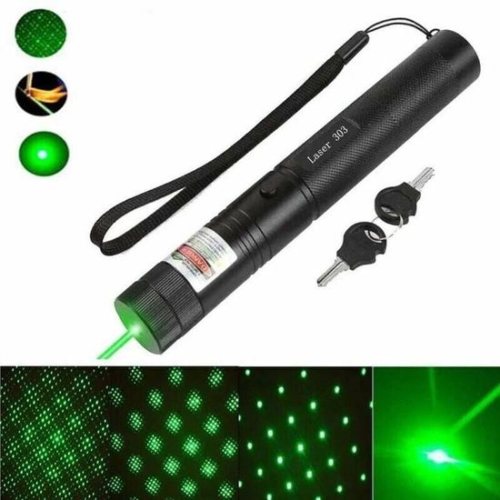 Puissant Pointeur Laser Vert 10000m 532nm Pointeur Laser Vert Haute ...