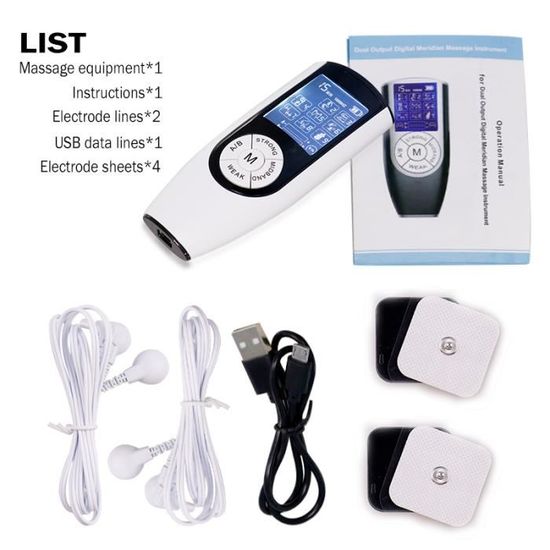MULTI-Machine Tens 9 Modes Avec 4 Électrodes Et Coussinets Pour Le ...