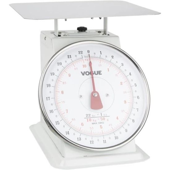 Balance De Cuisine Flat Top 10Kg-22Lbs - Grad. 50G-1Oz[H1427 ...